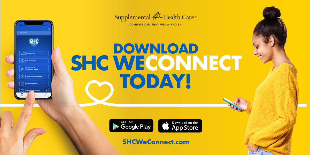 SHC WeConnect – Healthcare Jobs Mobile App - Supplemental Health Care